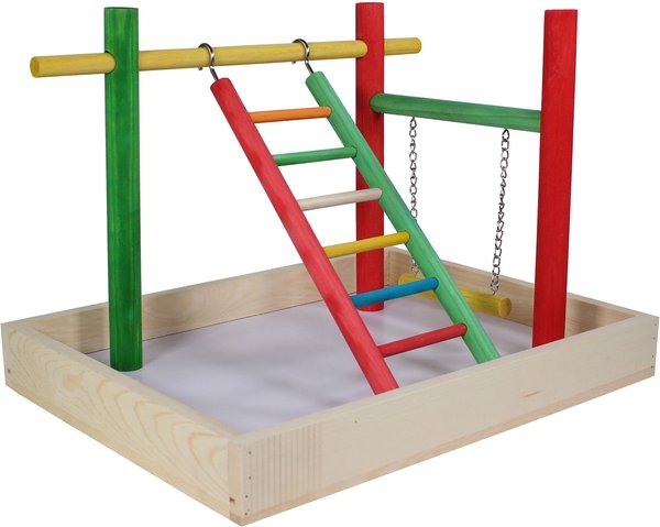 BIRD LIFE Penn-Plax Wooden Bird Playpen, XX-Large - Chewy.com