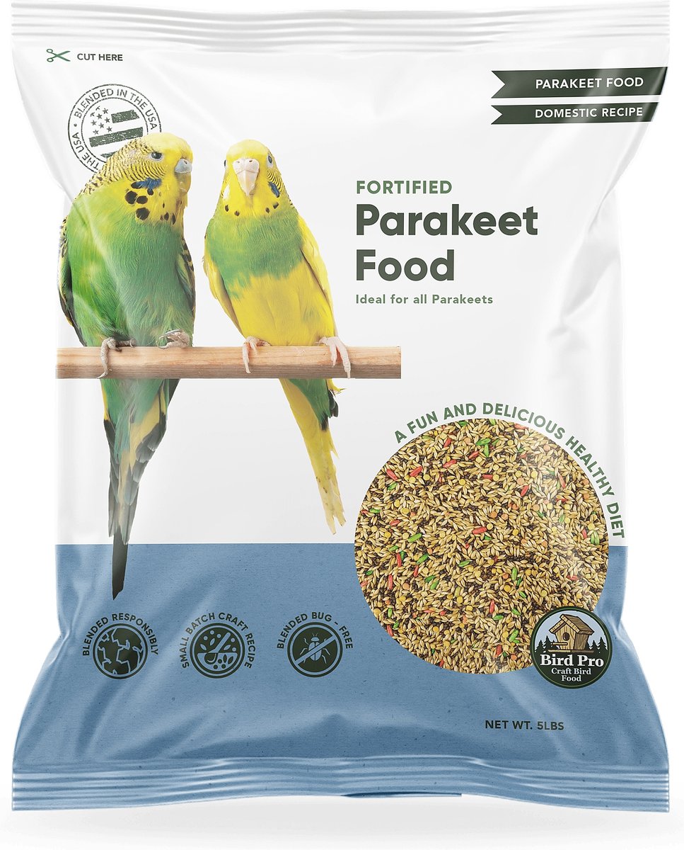 BIRD PRO Fortified Parakeet Domestic Bird Food, 5-lb bag - Chewy.com