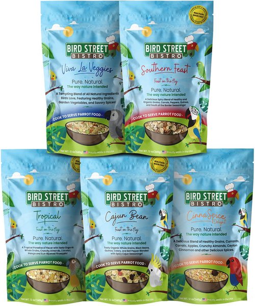 BIRD STREET BISTRO Sample Pack Bird Food, 5 count - Chewy.com