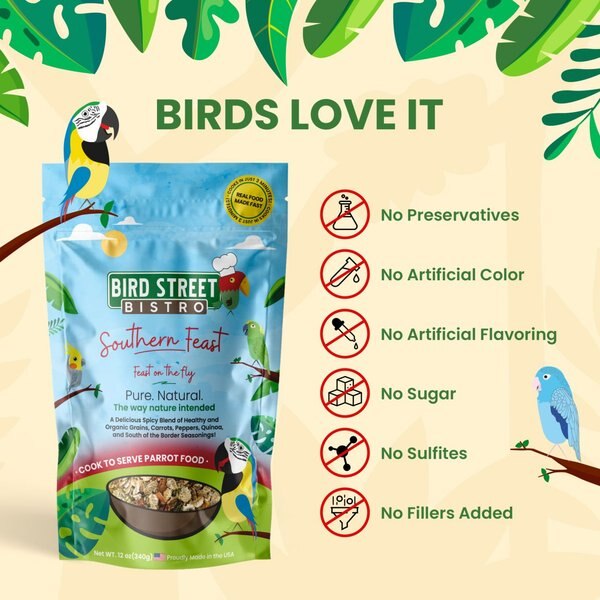 BIRD STREET BISTRO Southern Feast Bird Food, 12-oz bag - Chewy.com