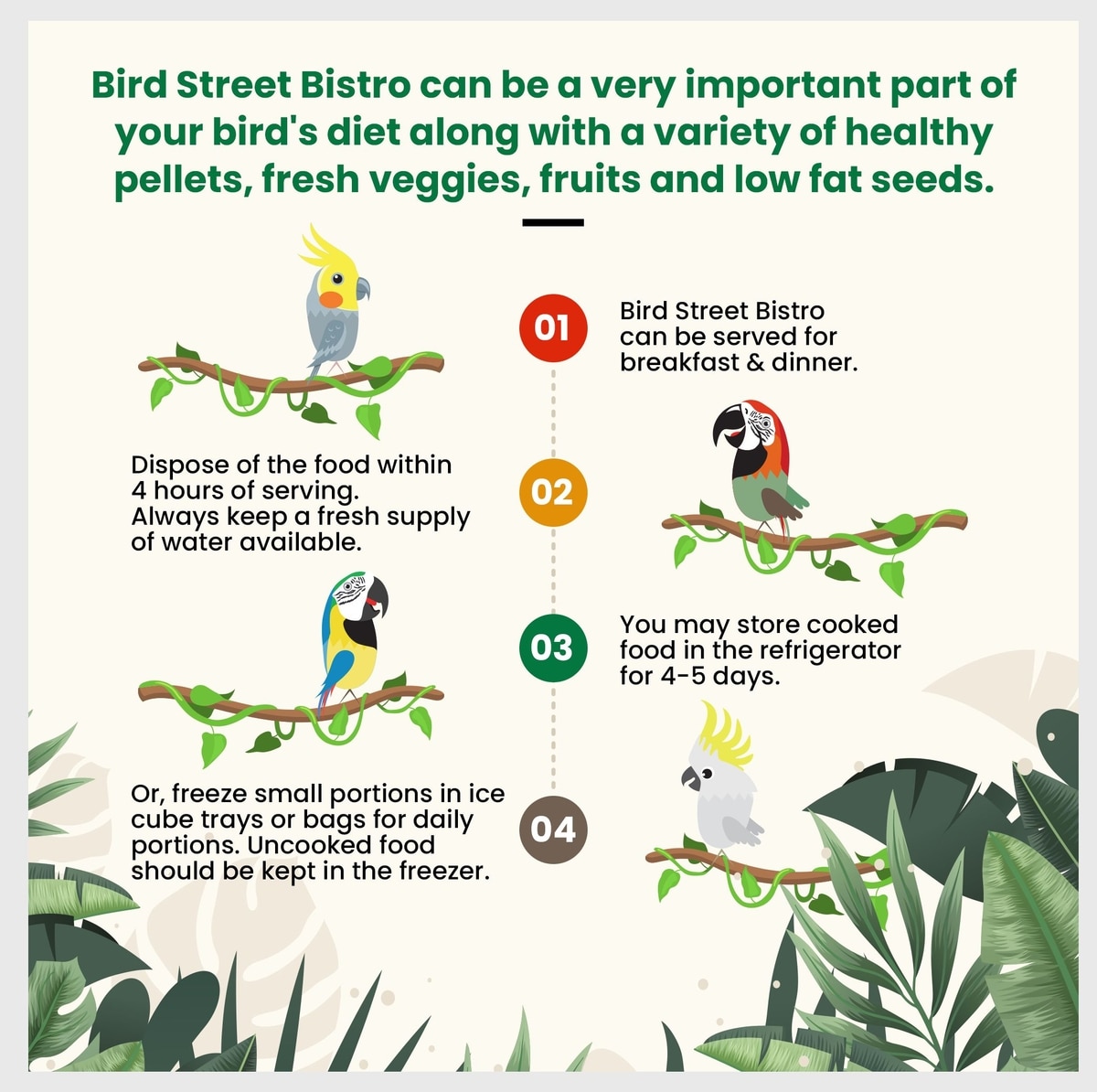 BIRD STREET BISTRO Southern Feast Cook To Serve Bird Food, 12-oz bag ...