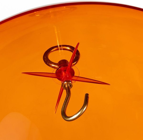 BIRDS CHOICE Protective Dome Cover for Hanging Bird Feeders, Orange ...