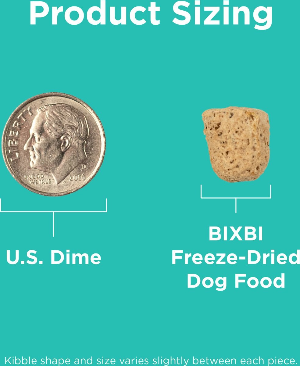 BIXBI Rawbble Duck Recipe Grain-Free Freeze-Dried Dog Food, 12-oz bag ...