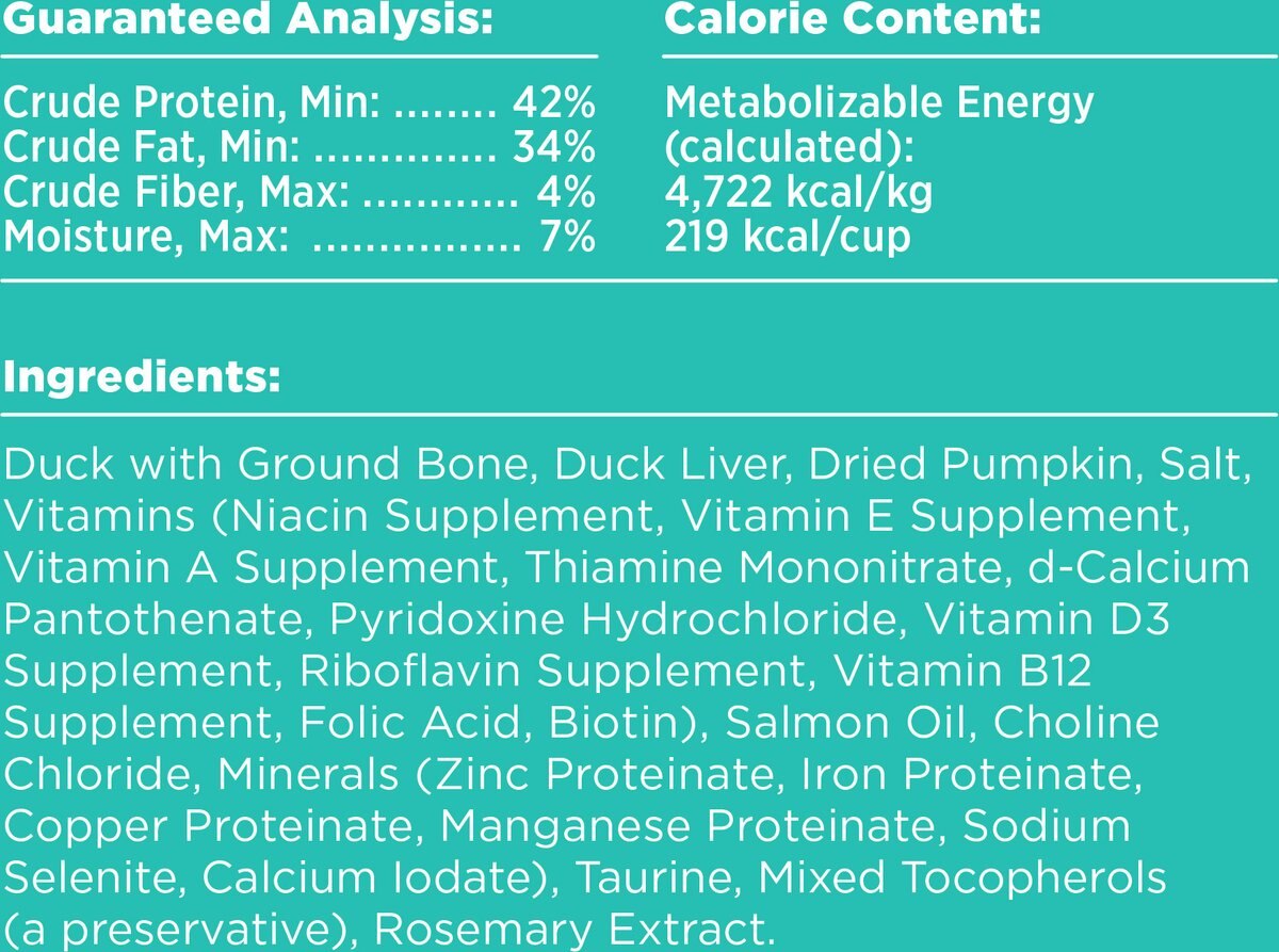 BIXBI Rawbble Duck Recipe Grain-Free Freeze-Dried Dog Food, 4.5-oz bag ...