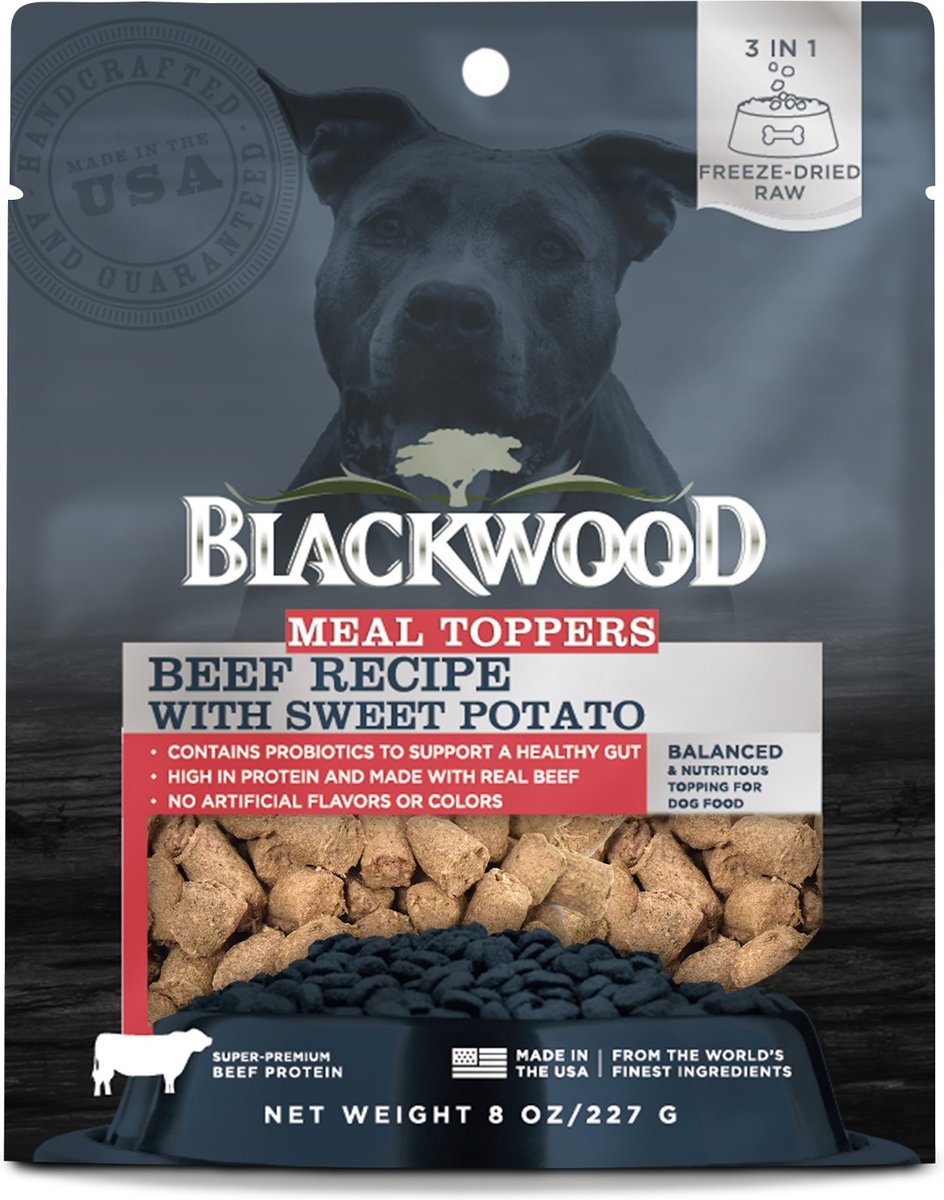 BLACKWOOD Meal Toppers Beef & Sweet Potato Recipe High-Protein Freeze ...