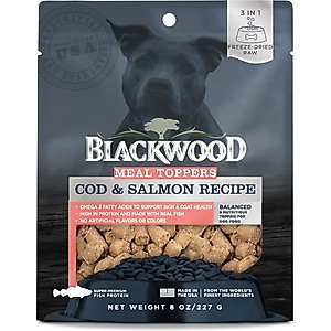 BLACKWOOD Meal Toppers Cod & Salmon Recipe High-Protein Freeze-Dried ...