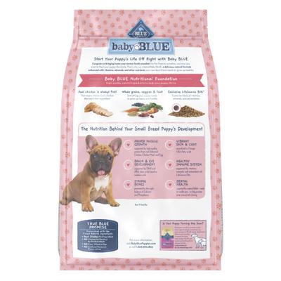 BLUE BUFFALO Baby BLUE Small Breed Puppy Chicken & Oatmeal Recipe Dry ...