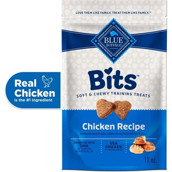 BLUE BUFFALO Blue Bits Tender Beef Recipe Soft-Moist Training Dog ...