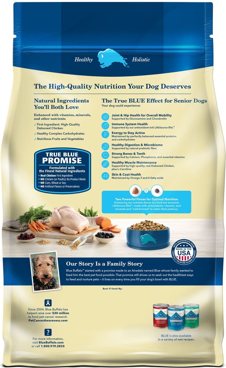 BLUE BUFFALO Life Protection Formula Adult Chicken & Brown Rice Recipe ...