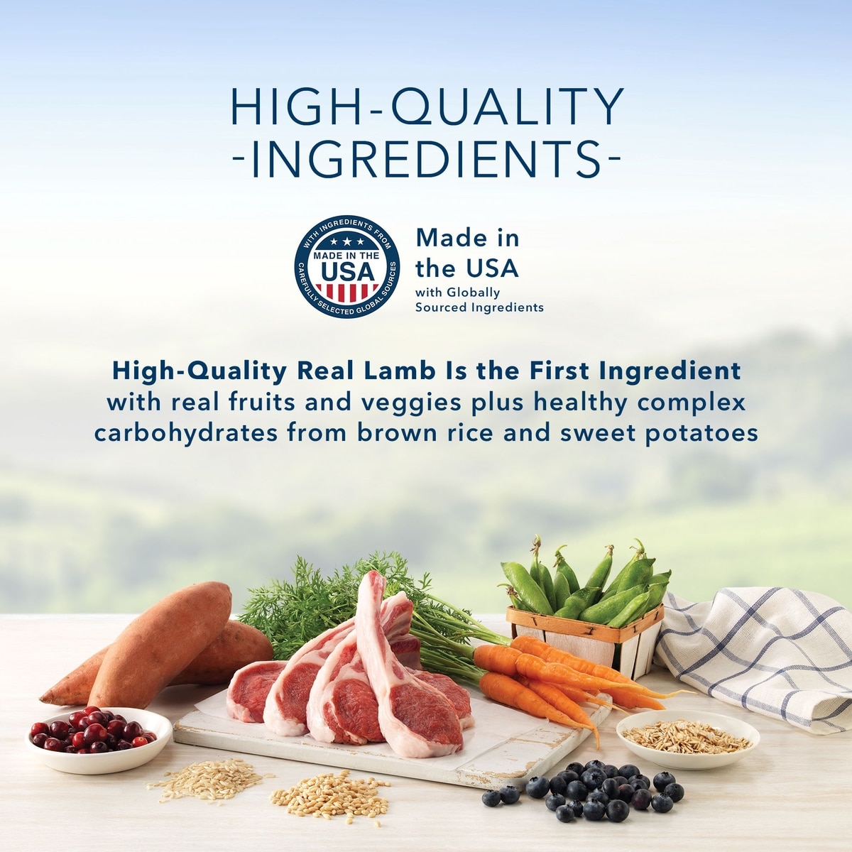 BLUE BUFFALO Life Protection Formula Adult Lamb & Brown Rice Recipe Dry ...