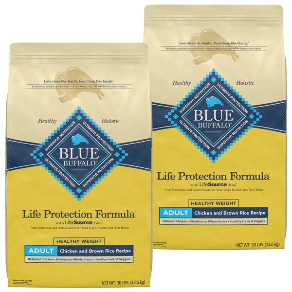 PURINA ONE Natural Adult Chicken & Rice Formula Dry Dog Food, 40-lb bag ...
