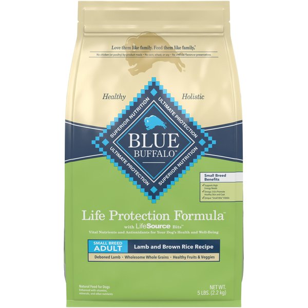 PURINA ONE +Plus Adult Small Breed Lamb & Rice Formula Dry Dog Food, 7. ...