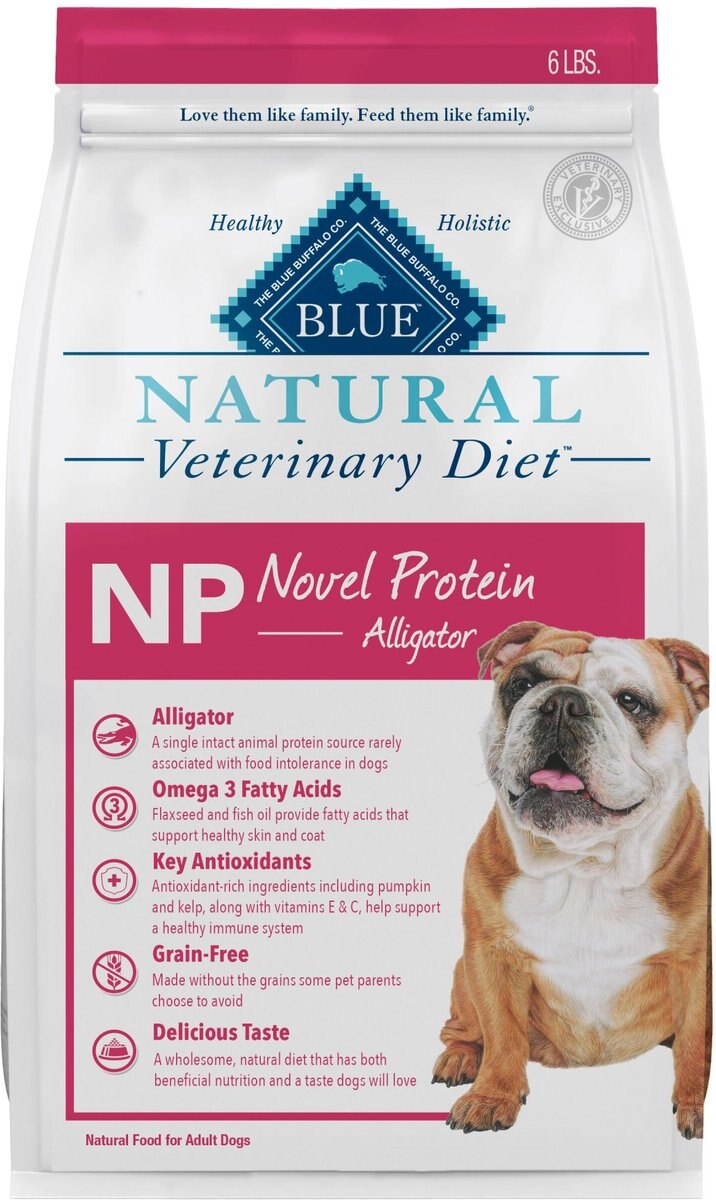 BLUE BUFFALO NATURAL VETERINARY DIET NP Novel Protein Alligator Dry Dog ...
