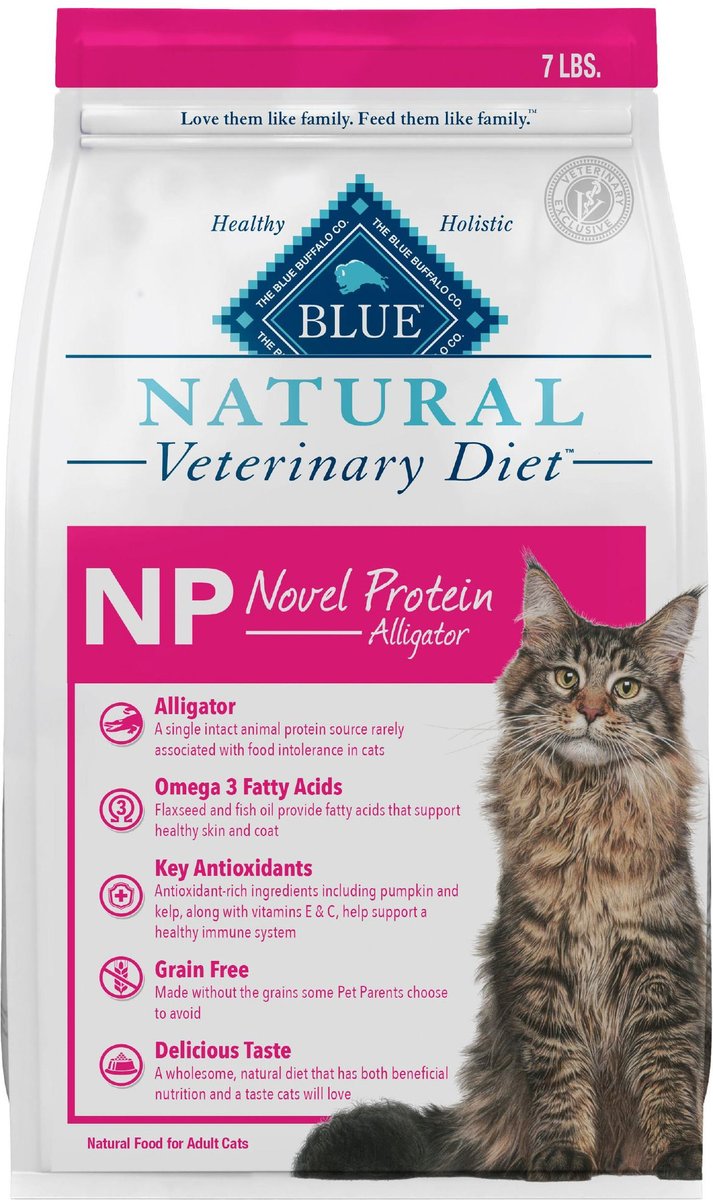 BLUE BUFFALO NATURAL VETERINARY DIET NP Novel Protein Alligator Grain ...