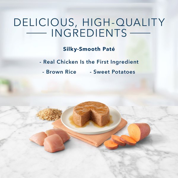 BLUE BUFFALO Tastefuls Natural Pate Chicken Entree Wet Cat Food, 3-oz ...