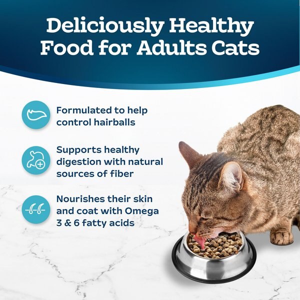 BLUE BUFFALO Tastefuls Weight & Hairball Control Adult Dry Cat Food, 7 ...