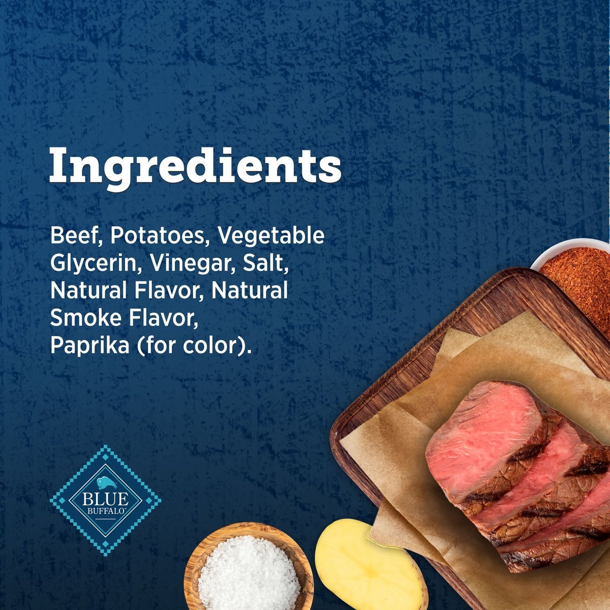 BLUE BUFFALO True Chews Premium Grillers with Real Steak Grain-Free Dog ...
