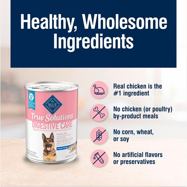 BLUE BUFFALO True Solutions Digestive Care Formula Wet Dog Food, 12.5 ...