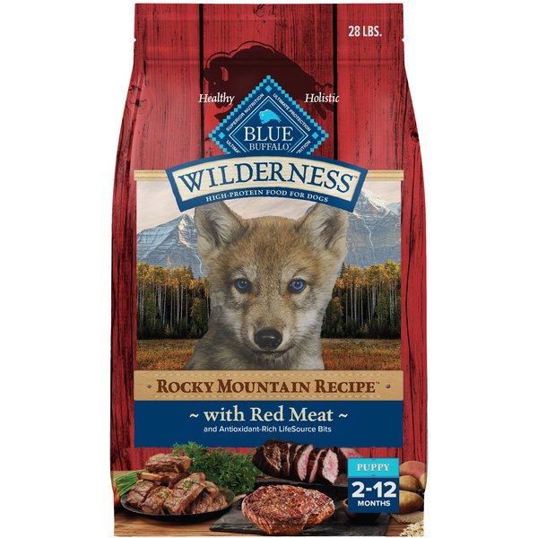 BLUE BUFFALO Wilderness Red Meat & Grains Rocky Mountain Recipe High ...