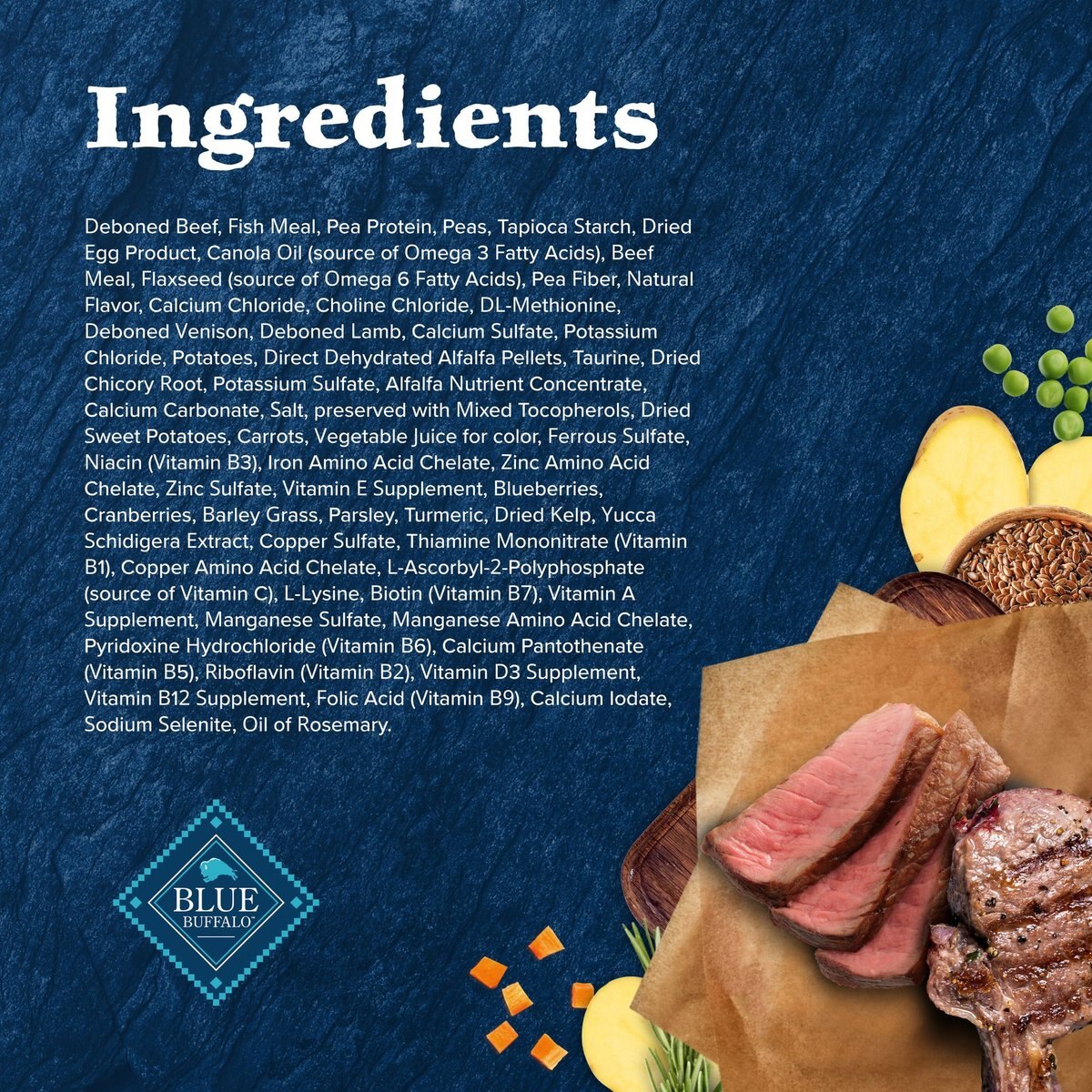 BLUE BUFFALO Wilderness Rocky Mountain Recipe with Red Meat Adult Grain ...