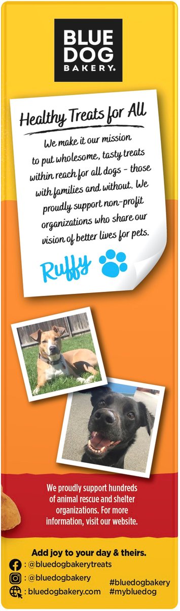 BLUE DOG BAKERY Doggie Paws Maple Bacon Dog Treats, 16.2-oz box - Chewy.com