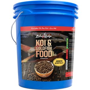 BLUE RIDGE KOI & GOLDFISH Cool Water Wheat Formula Koi & Goldfish Food ...