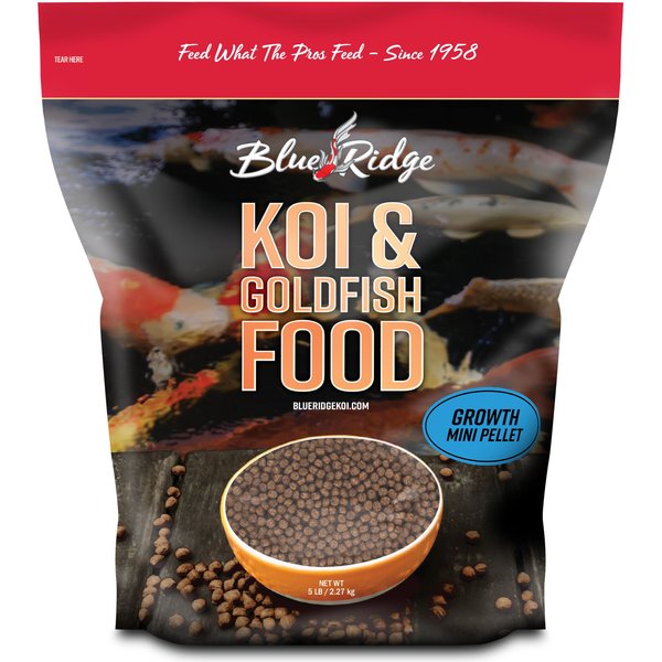 BLUE RIDGE KOI & GOLDFISH Cool Water Wheat Formula Koi & Goldfish Food ...