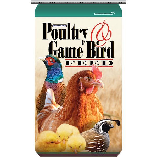 BLUEBONNET FEEDS Poultry & Game 30% Protein Crumble Bird Food, 50-lb ...