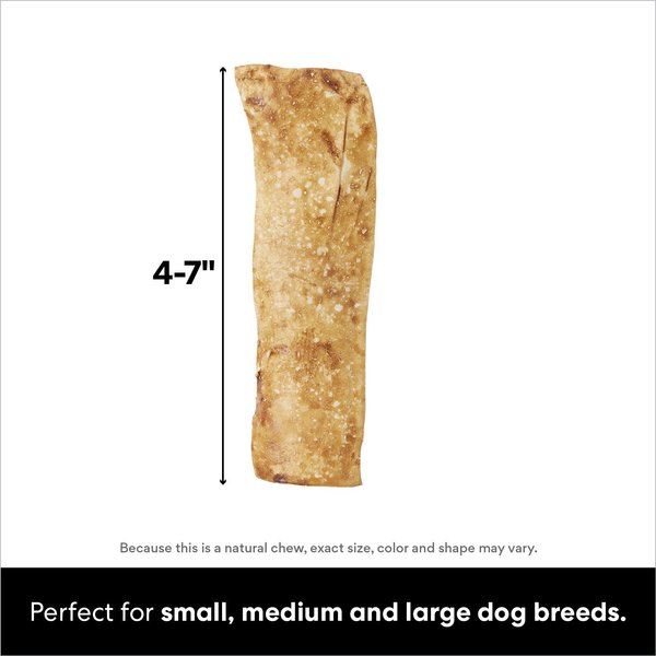 BONES & CHEWS Bully Strips Peanut Butter Flavor Beef Dog Treats, 9-oz ...