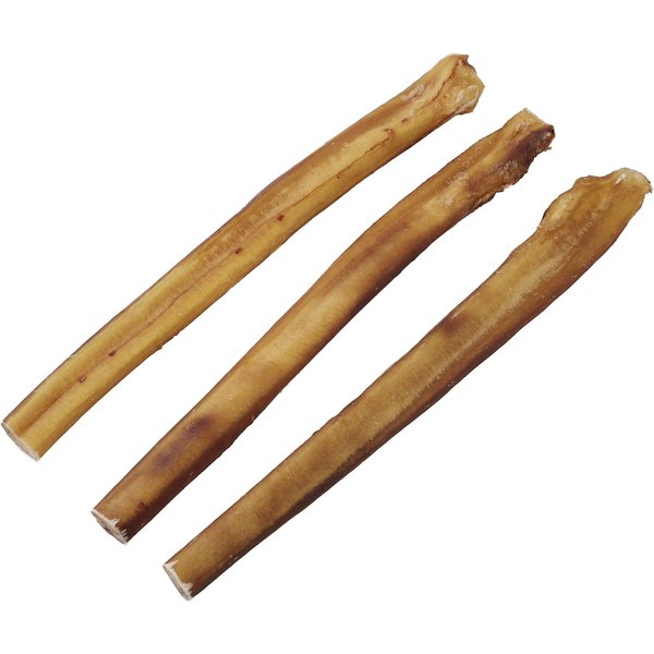 BONES & CHEWS Jumbo Bully Stick 12" Dog Treats, 3 count - Chewy.com