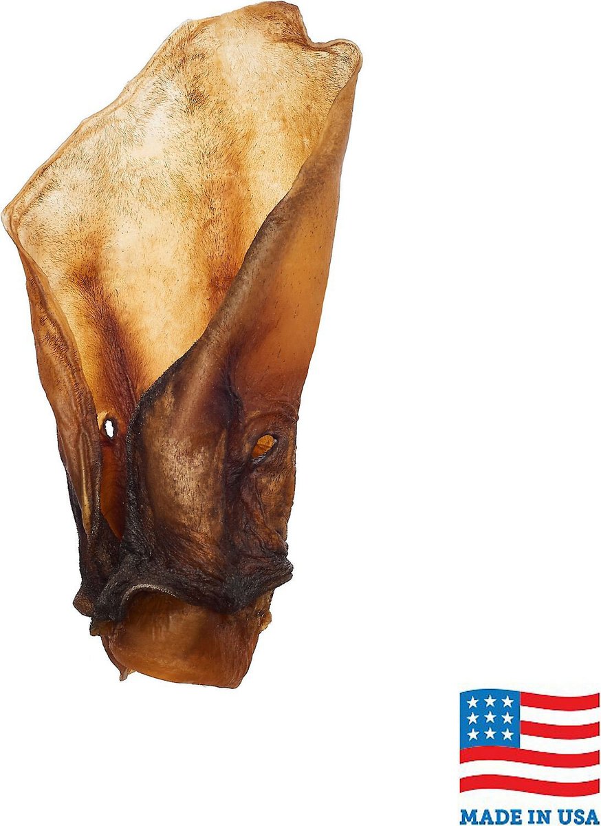 BONES & CHEWS Made in USA Cow Ears Dog Treats, 3 count - Chewy.com