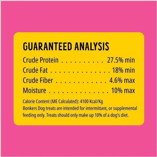 BONKERS Dog Bites Bacon Bitties Flavored Crunchy Dog Treats, 5.3-oz bag ...