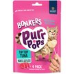 BONKERS Purr Pops Tip-Top Grain-Free Tuna Freeze-Dried Cat Treats, 5.6 ...