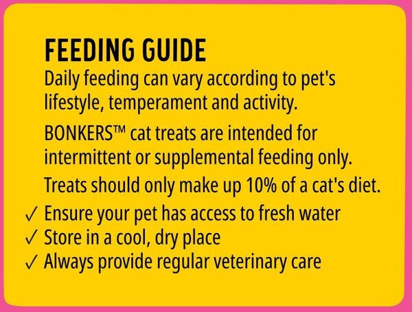 BONKERS Purr Pops Tip-Top Grain-Free Tuna Freeze-Dried Cat Treats, 5.6 ...