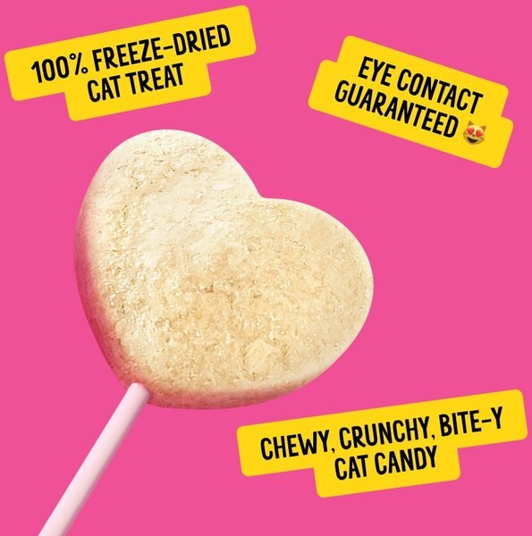 BONKERS Purr Pops Tip-Top Grain-Free Tuna Freeze-Dried Cat Treats, 5.6 ...