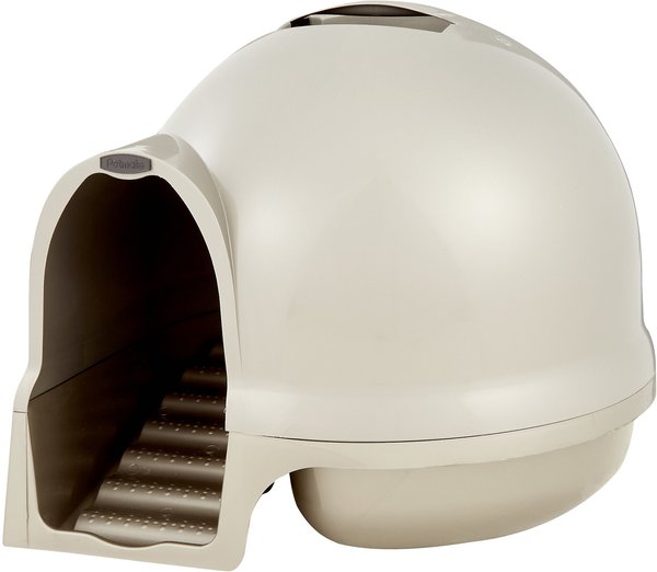 BOODA Dome Cleanstep Litter Box, Nickel - Chewy.com