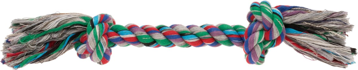 BOODA Multi Color 2-Knot Rope Bone Dog Toy, X-Large - Chewy.com