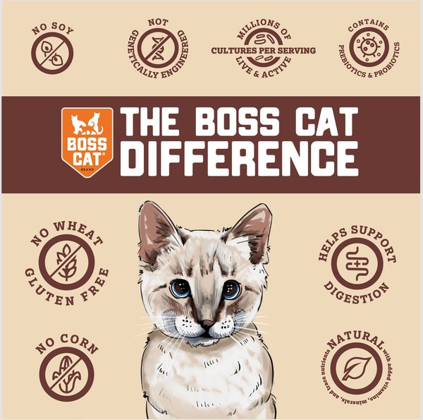 BOSS CAT Complete & Balanced Raw Diet Chicken Recipe Freeze-Dried Cat ...