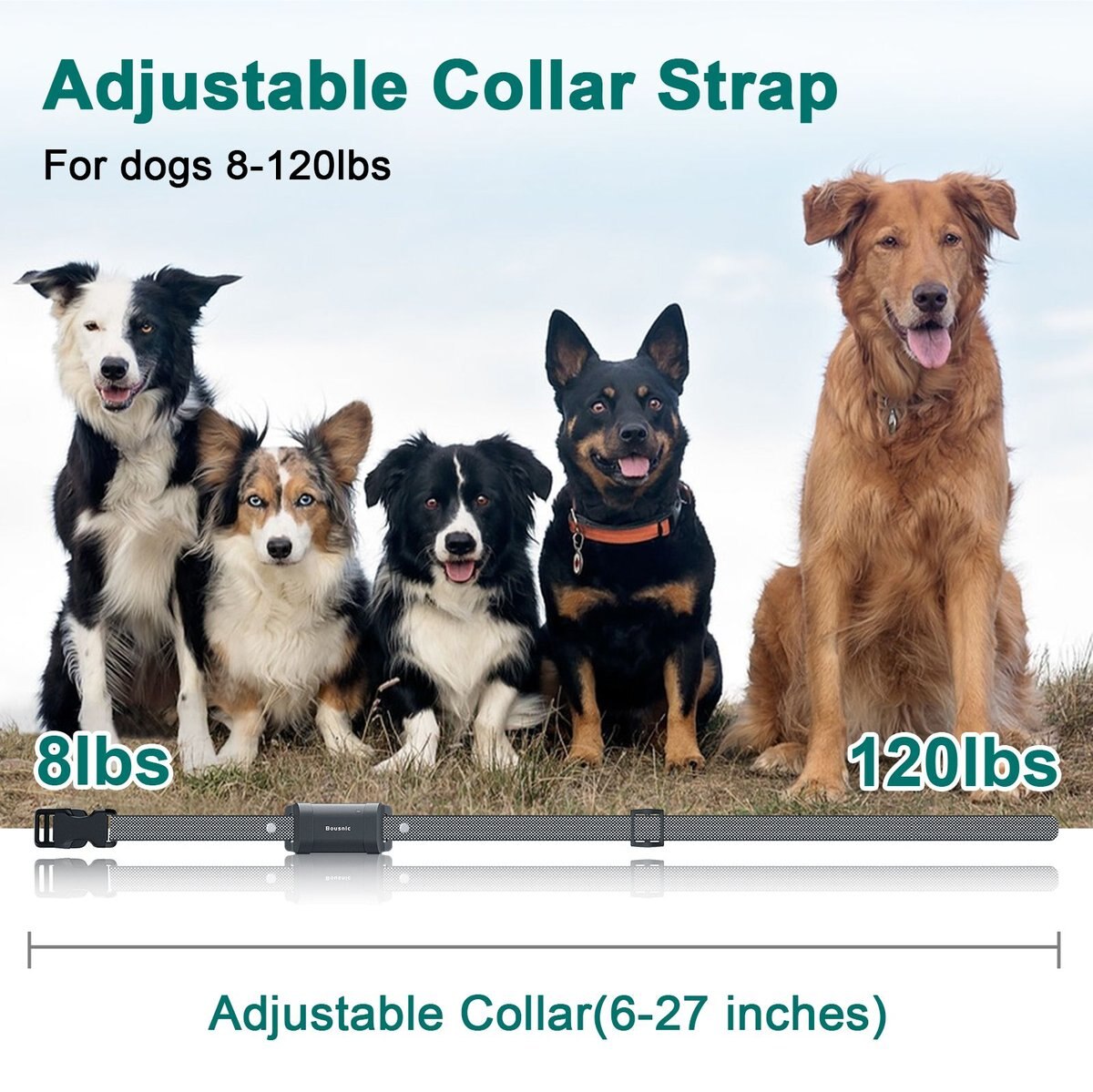 BOUSNIC 4000FT Extra Long Remote Range Waterproof Rechargeable ...