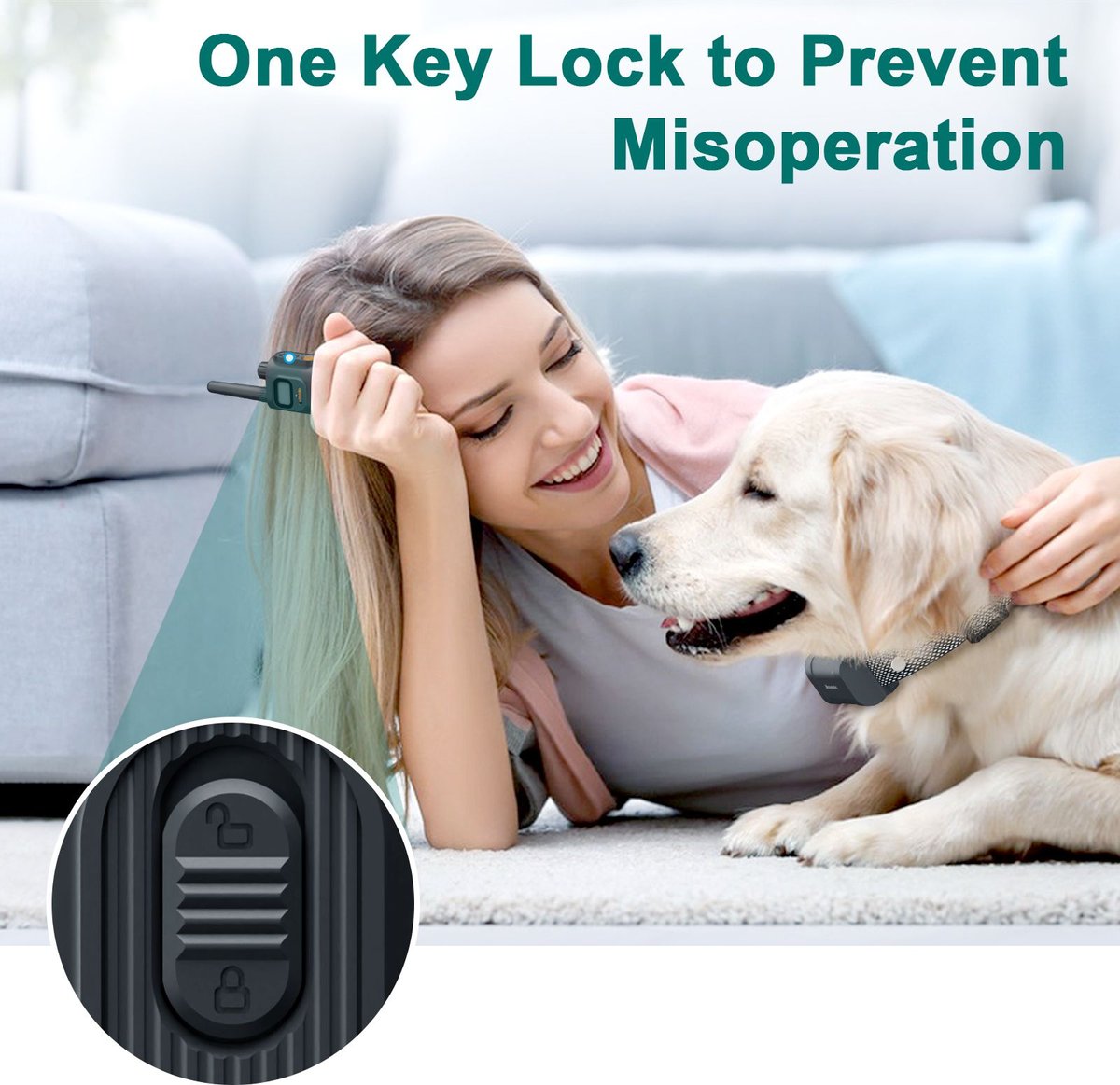 BOUSNIC 4000FT Extra Long Remote Range Waterproof Rechargeable ...