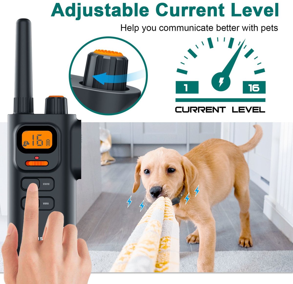 BOUSNIC 4000FT Extra Long Remote Range Waterproof Rechargeable ...