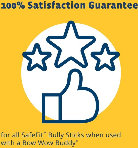 BOW WOW LABS Buddy Safety Device Bully Stick Treat Holder, Orange ...