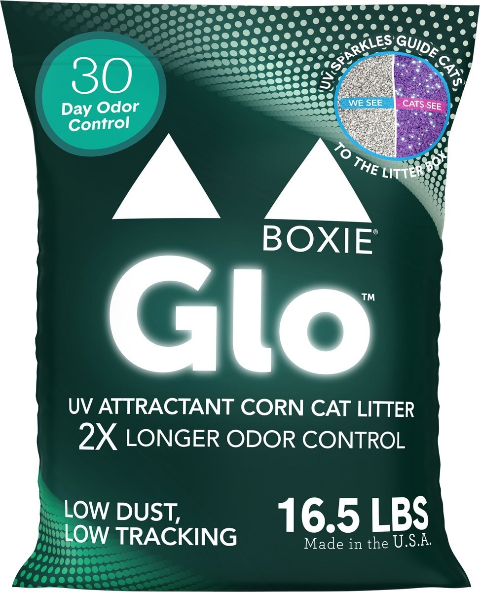 BOXIECAT Glo Corn Clumping Cat & Kitty Litter, 16.5-lb bag - Chewy.com