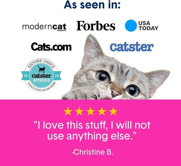 BOXIECAT Glo Natural Stress-Relief Clumping Clay Cat & Kitty Litter ...