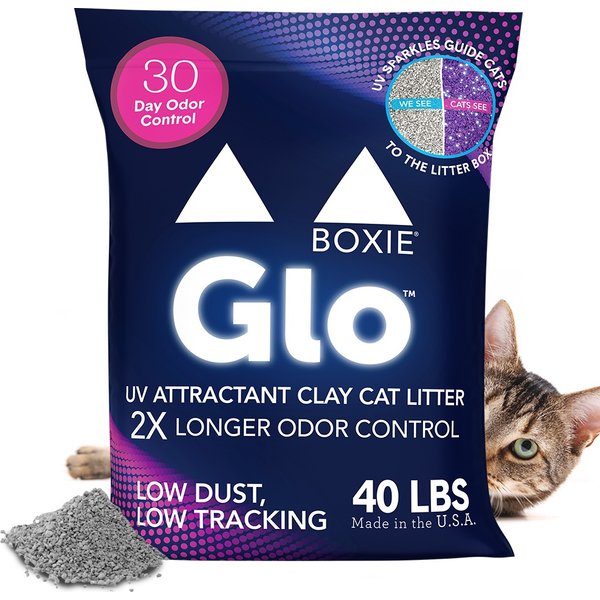 BOXIECAT Extra Strength Odor Control Clumping Clay Cat & Kitty Litter ...