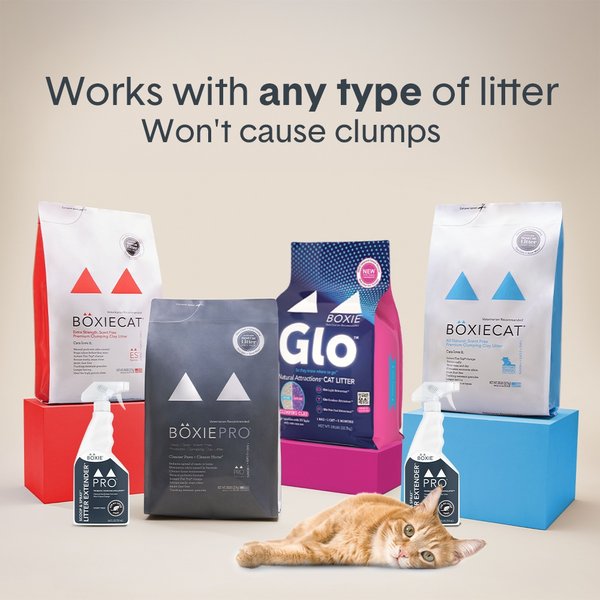 BOXIECAT Litter Extender Probiotic Odor Encapsulator Spray, 4-fl oz ...