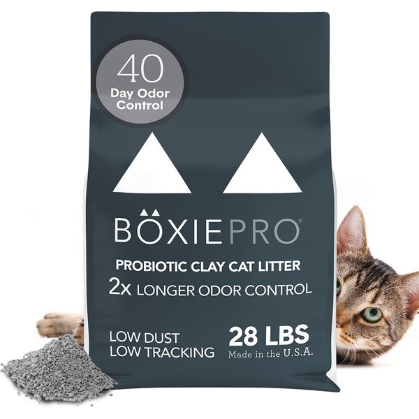 BOXIECAT Extra Strength Odor Control Clumping Clay Cat & Kitty Litter ...