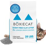 BOXIECAT Self-Cleaning Probiotic Clumping Clay Cat & Kitty Litter, 40 ...