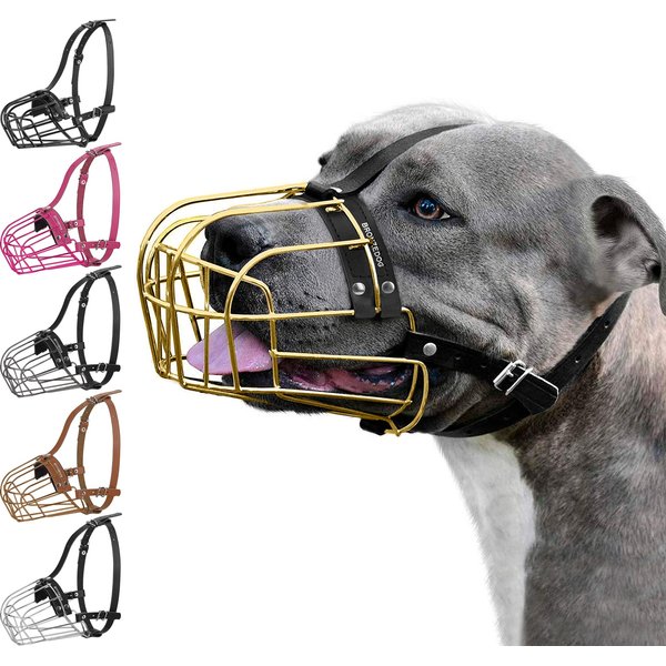 BASKERVILLE Classic Basket Muzzle, Tan, 8 - Chewy.com