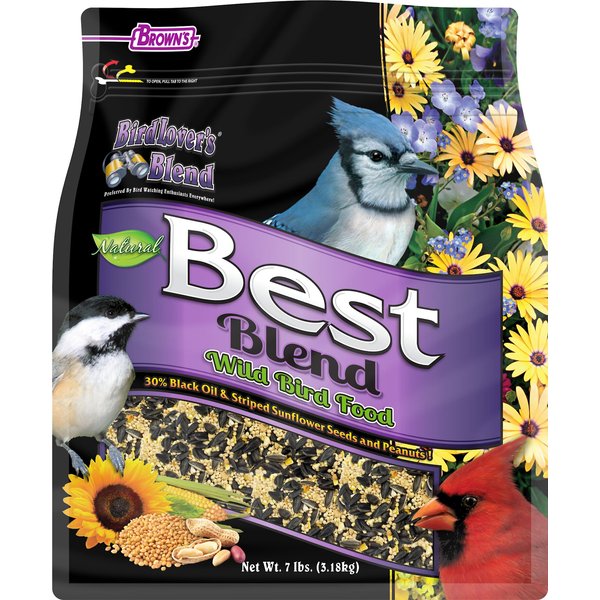 BROWN'S Bird Lover's Blend All Seasons! Banquet Wild Bird Food, 10-lb ...